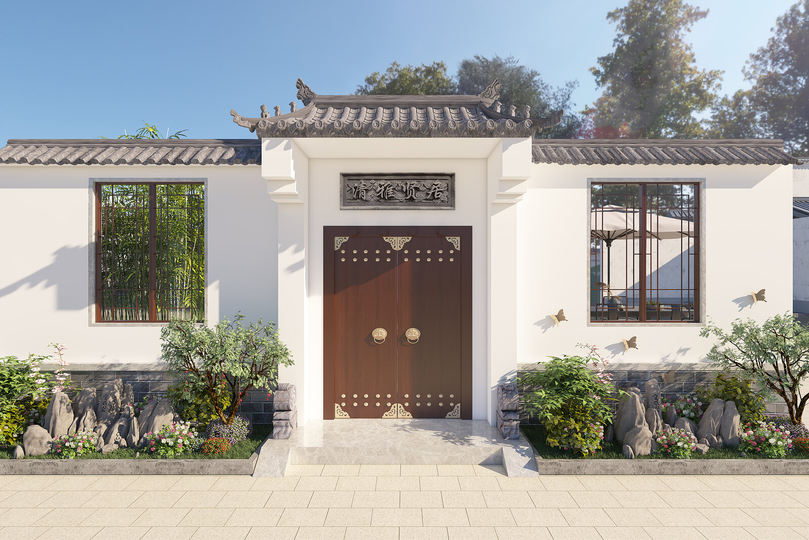 Chinese-style Storefront - Generic Space | CGmodelX